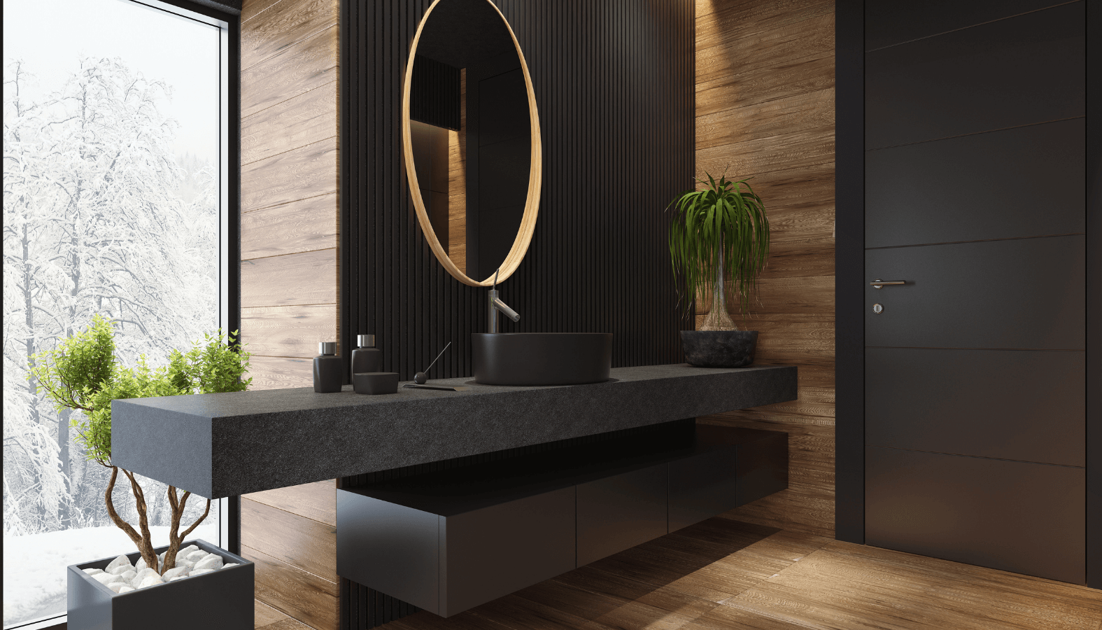 7 Unique Ways to Incorporate Black into Your Bathroom (Let these dark